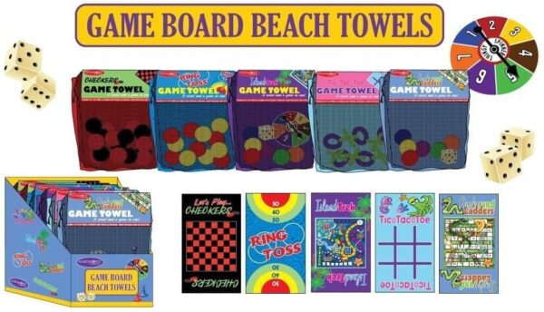 Game-Beach-Towels - United Textile Supply