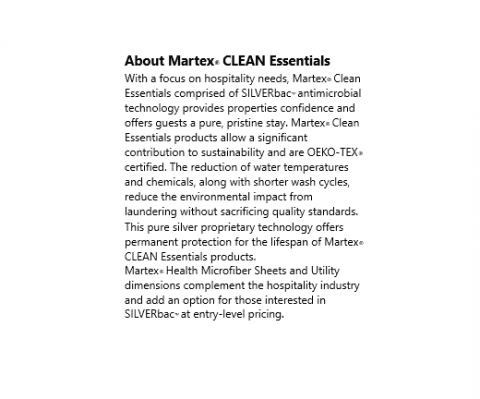 The Clean Bath Towel by Martex - United Textile Supply